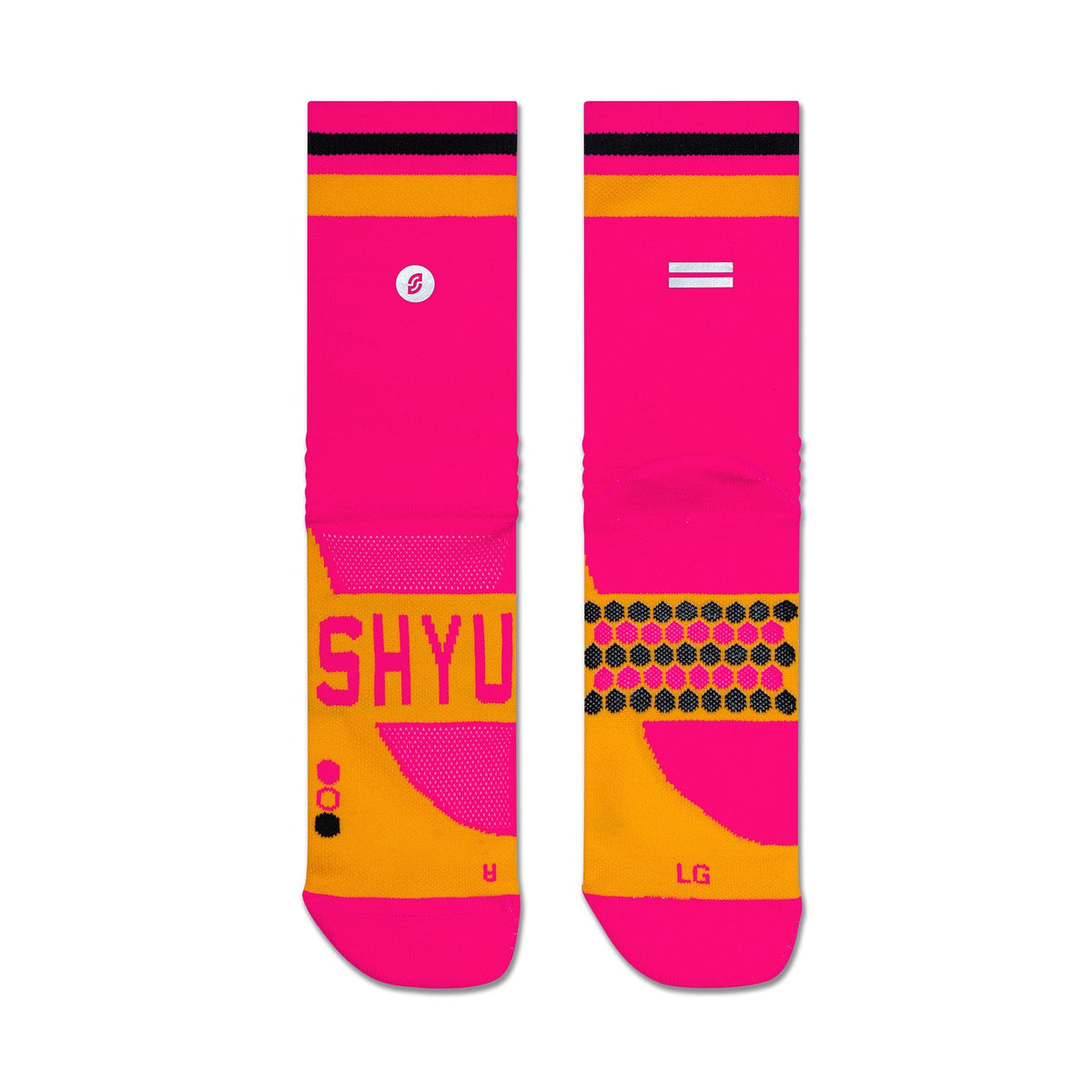 Shyu Racing Sock - Pink | Orange | Black– Bigbigplace.com