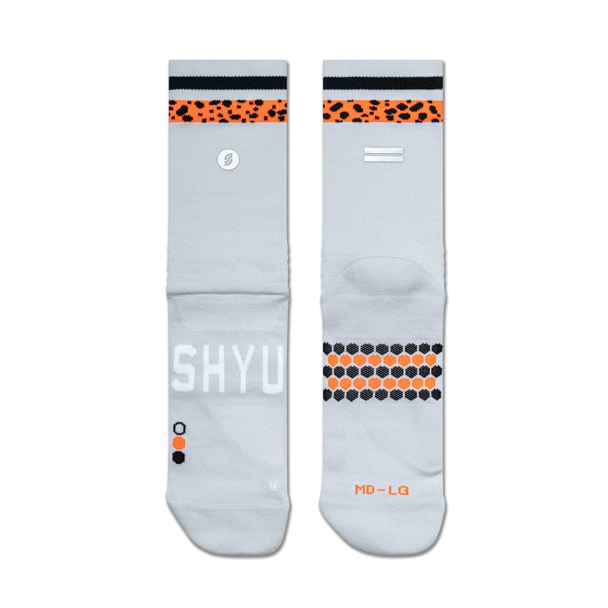Shyu Racing Sock - Grey | Safari | Charcoal– Bigbigplace.com