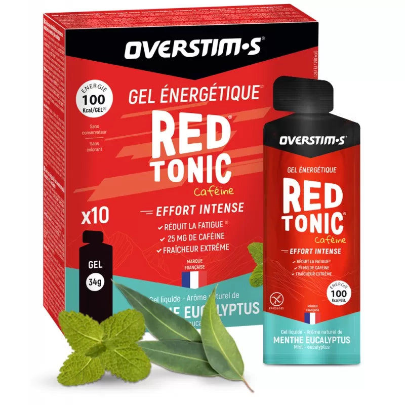 OVERSTIM.S Red Tonic Mint Eucalyptus Energy Gel Sachet– Bigbigplace.com